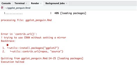 R Markdown Wont Knit Even Though My Code Chunks Work Tidyverse Posit Community