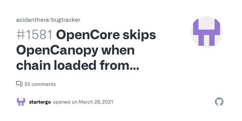Opencore Skips Opencanopy When Chain Loaded From Refindplus Issue Acidanthera