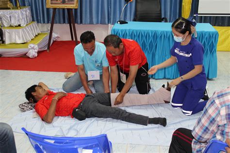 โครงการฝึกอบรมอาสาสมัครป้องกันภัยฝ่ายพลเรือนองค์การบริหารส่วนตำบลบ้านหินโงม ประจำปีงบประมาณ พ ศ