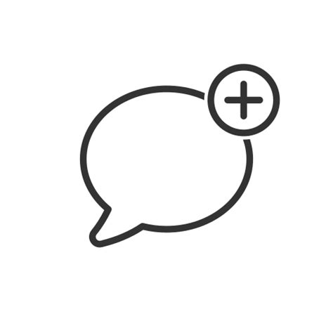 Chat Add Message Talk Converse Bubble Icon Download On Iconfinder