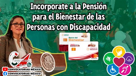 ≫ Pensión Para El Bienestar De Las Personas Con Discapacidad ¿cómo