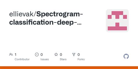 Github Ellievakspectrogram Classification Deep Learning