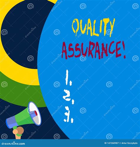 Handwriting Text Writing Quality Assurance Concept Meaning Preventing