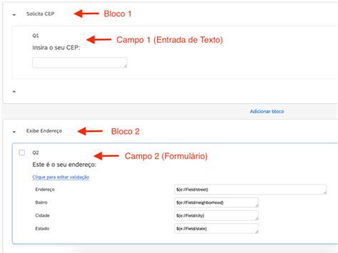 Como Implementar Busca De Endereço Por Cep Em Formulário Qualtrics Cafetiria