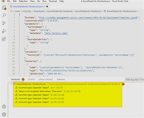 Arm Template Warnings Microsoft Qanda