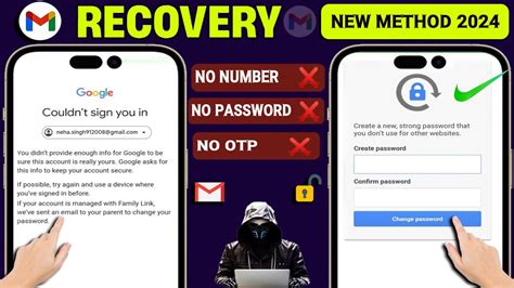 How To Recover Gmail Account Without Phone Number And Recovery Email