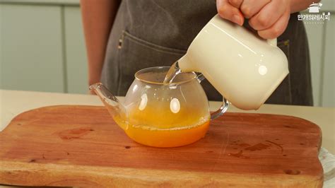 감기에 딱 좋을 전자레인지로 만드는 오렌지시나몬티