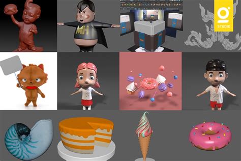 รับปั้นโมเดล 3d สำหรับงาน Animation 3d Print Cnc Ar Vr Website 3d