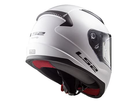 Мотошлем LS2 FF353 Rapid Single Mono Gloss White M купить в Киеве ...