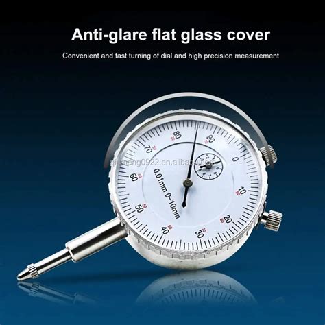 Mechanical Pointer Dial Indicator Measure Instrument Tool Gauge Meter Precise 0 01mm Resolution