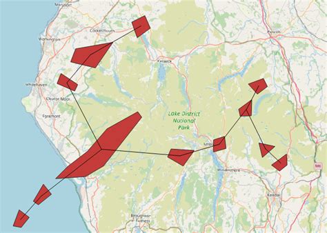 Creating Line Connecting Polygons Points Based On Their Location Using QGIS Geographic