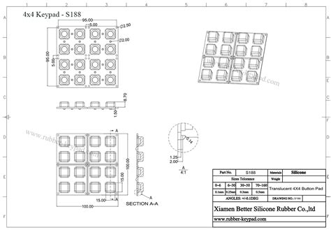 Silicone Midi Buttons From China Manufacturer Xiamen Better Silicone