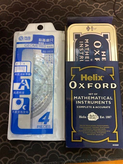 Helix Oxford Mathematics Set And Geometry Tools Hobbies And Toys