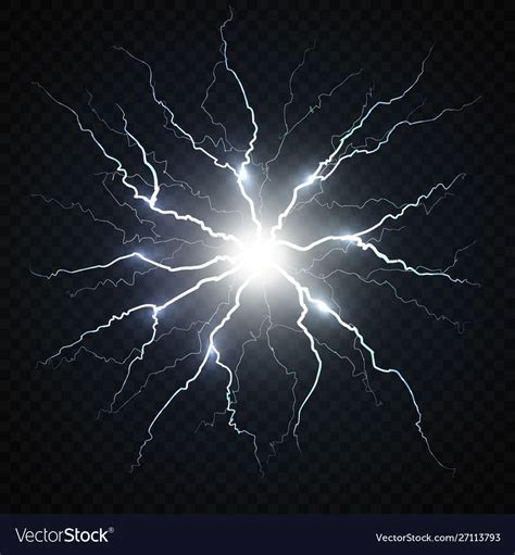 Electric Flash Lightning Royalty Free Vector Image