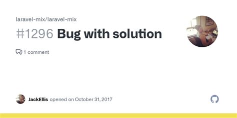 Bug With Solution · Issue 1296 · Laravel Mixlaravel Mix · Github