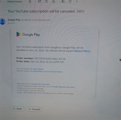 Premium Subscription Canceled Ryoutube