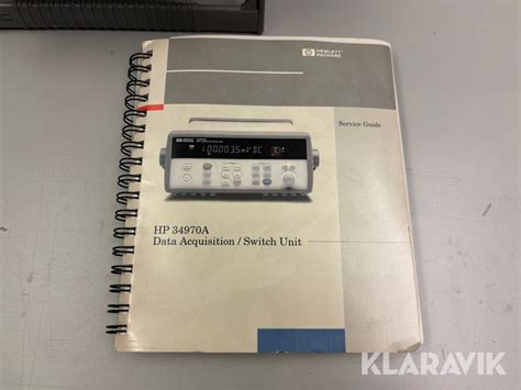 Mätsystem Test Hp Agilent 34970a Sollentuna Klaravik Aukti