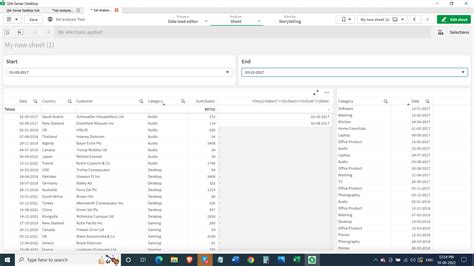 solved apply selections or filter data based on 2 dates qlik