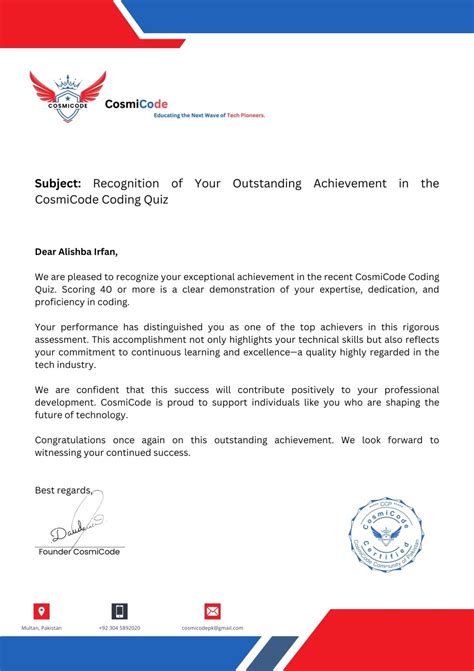Alishba Irfan On Linkedin Cosmicode Codingquiz Techcommunity