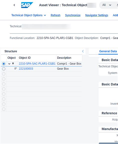 Solved Technical Objects Display Like IH SAP Community