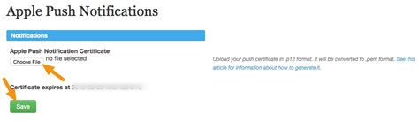 ios renewing a push notification certificate mag designd support