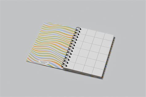 A5 Spiral Notebook Mockup Set Behance