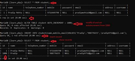 Mysql Alter Table Add Column In Mysql Table Mysql Alter Commands