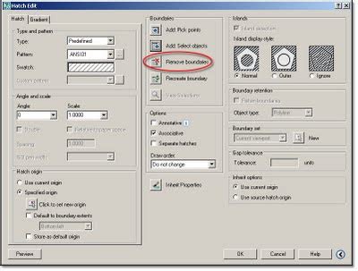 Cad Lisp And Tips Tip Recreate Or Remove Boundary Of A Hatch