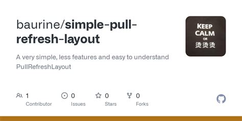 GitHub Baurine Simple Pull Refresh Layout A Very Simple Less Features And Easy To Understand
