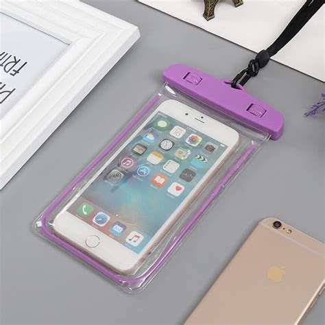 Fluorescent Waterproof Cell Phone Pouch Sensitive Touch Mobile Phone Waterproof Bag