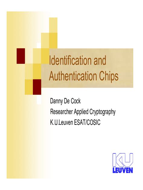 Fillable Online Identification And Authentication Chips Fax Email Print Pdffiller