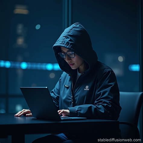 Cyber Security Professional Portrait Stable Diffusion Online