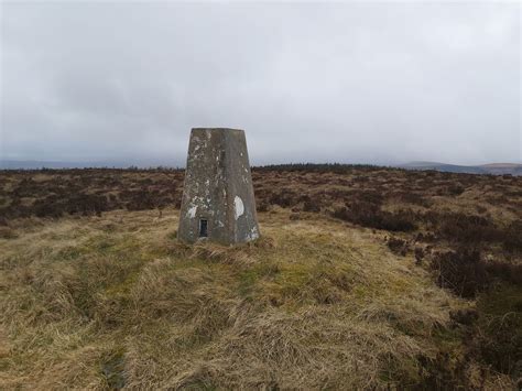 Wether Cairn Trig Point In The Cheviots Fabulous North