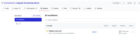 Github Actions And Angular 109 Install Nodejs Angular Cli And Deploy