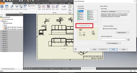 Solved Exporting 11 Drawing From Inventor To Autocad The Dimensions