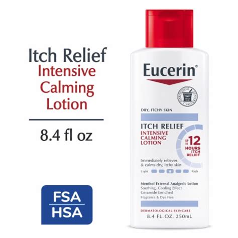 Eucerin Itch Relief Intensive Calming Body Lotion Unscented Lotion For Dry Itchy Skin 84 Fl