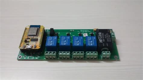 Node Mcu Esp8266 Wifi Board With 4 Relay For Iot From Armtronix On Tindie