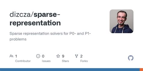 GitHub Dizcza Sparse Representation Sparse Representation Solvers For P And P Problems