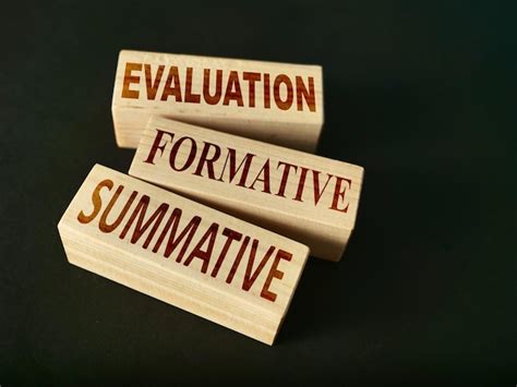 Premium Photo Formative And Summative Evaluation Business Term Concept