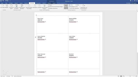 simply create labels in word using mail merge