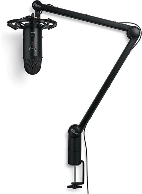 Blue Yeticaster Professional Broadcast Bundle With Yeti USB Microphone Radius III Shockmount
