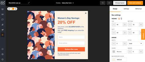 Newsletter Popup Examples Email Subscription Sender