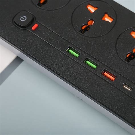 Ổ Cắm điện đa Năng Power T20 ổ điện Thông Minh 3 Cổng Usb 1 Type C Sạc Nhanh 4 ổ Cắm điện Chống