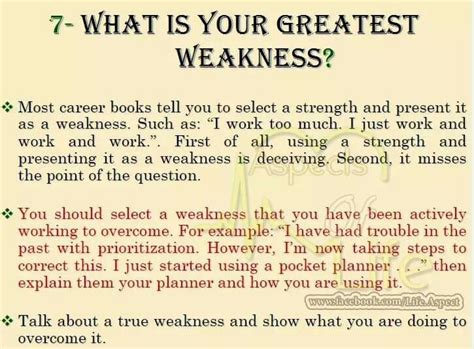 How To Answer Your Weakness In Job Interview Job Retro