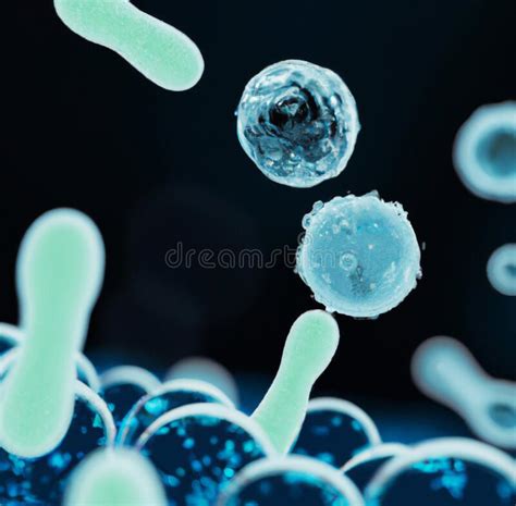 Abstract Dna Molecule Science Background Ai Generative Stock