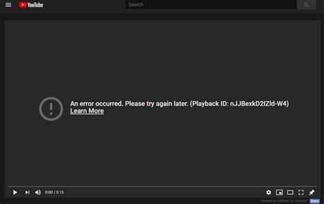 Weird An Error Occurred Playback Error Anyone Know How To Fix This