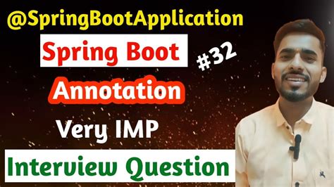 spring boot annotations springbootapplication aadiandjava1705 youtube