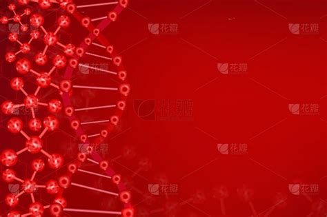 背景 绘画插图 科学 概念 矢量 红色 留白 生物学 健康保健 化学素材 花瓣网