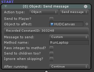 SendMessage Has No Receiver Problem Adventure Creator Forum