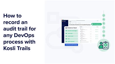how to record an audit trail for any devops process with kosli trails